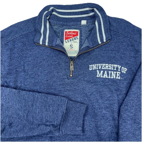 Leauge | Sweaters | Maine University Black Bears Sweater Men Small Blue ...